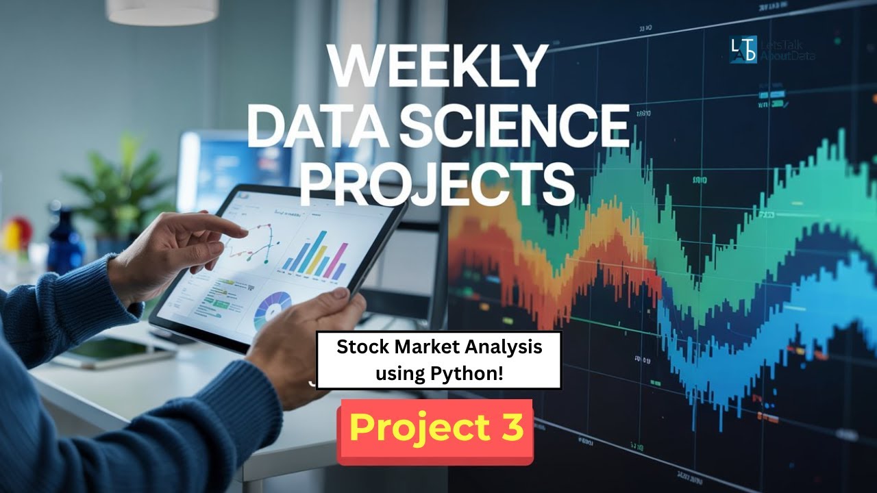 Build a Sleek Stock Dashboard in Python using Dash & Plotly | Apple Stock Analysis | Project 3