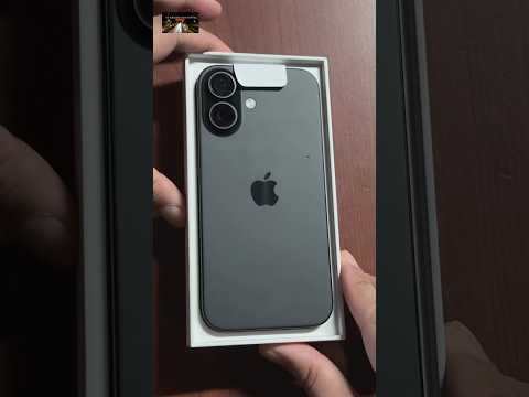 UNBOXING Apple iPhone 16 128GB Black
