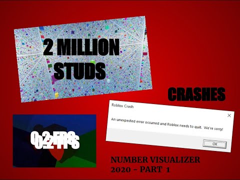 Trying to spawn 2 MILLION STUDS in Number Visualizer 2020