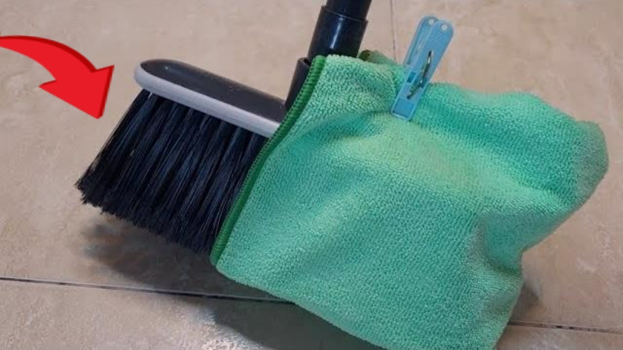 Place a Towel on the Broom for This Amazing Household Hack - Homemaking ...