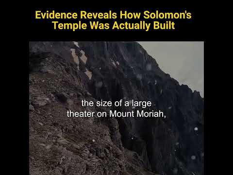 Evidence Reveals How Solomon's Temple Was Actually Built