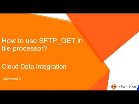 How to use SFTP_GET in file processor?