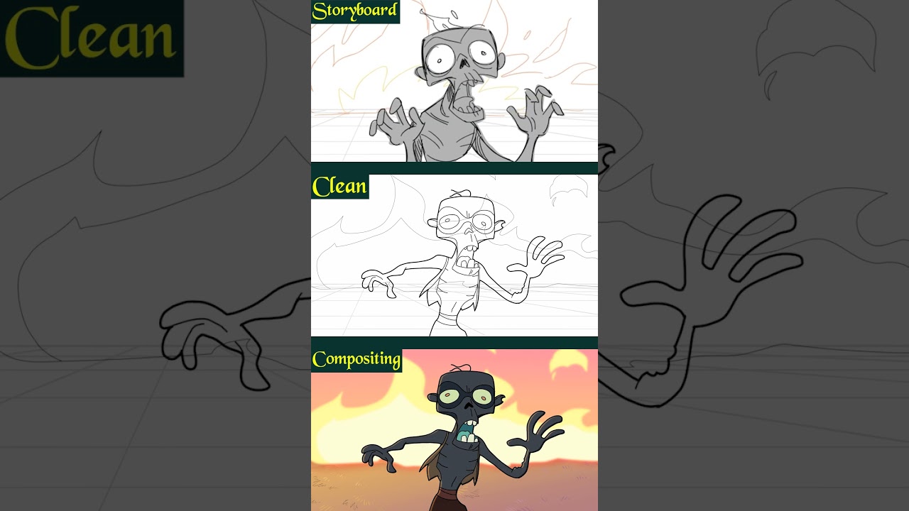 MAKING ZOMBIE ANIMATION: from Storyboard to Compositing