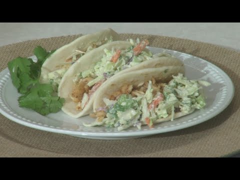 Fish Tacos with Cilantro Lime Slaw
