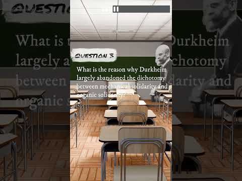 Test Your Sociology Knowledge: Durkheim Edition Quiz 3