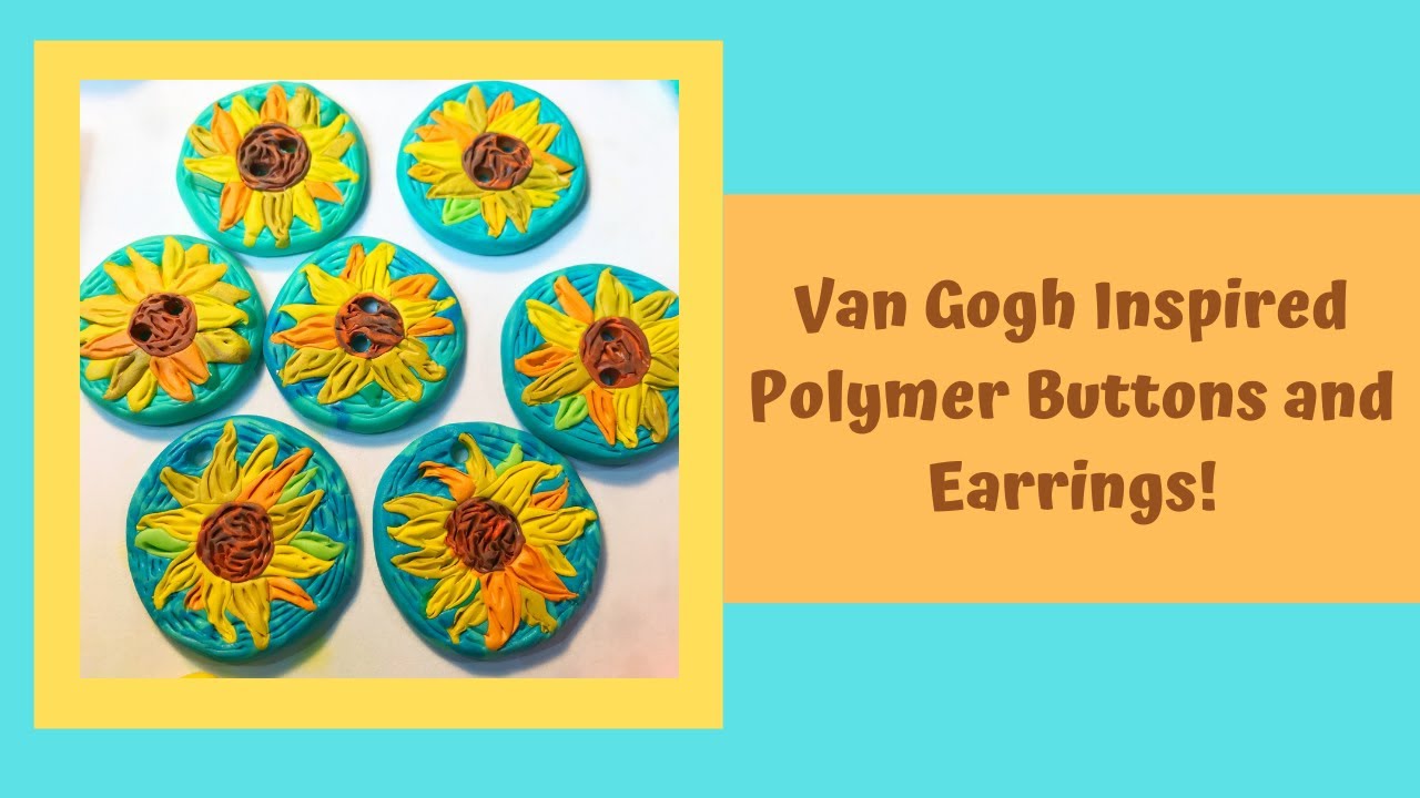 How to Make Polymer Clay Buttons and Earrings