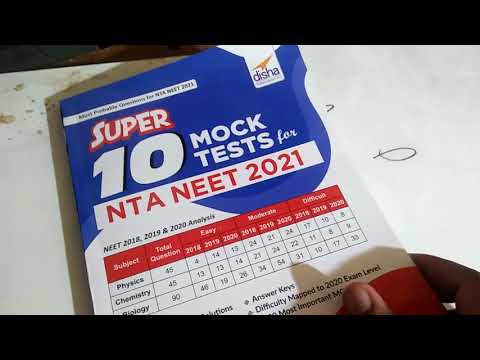 NCERT Based MOCK test book review ,Disha-NTA NEET 2021. @sk #neet