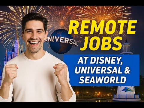 Top Remote Jobs at Disney, Universal & SeaWorld | Work From Home in 2025