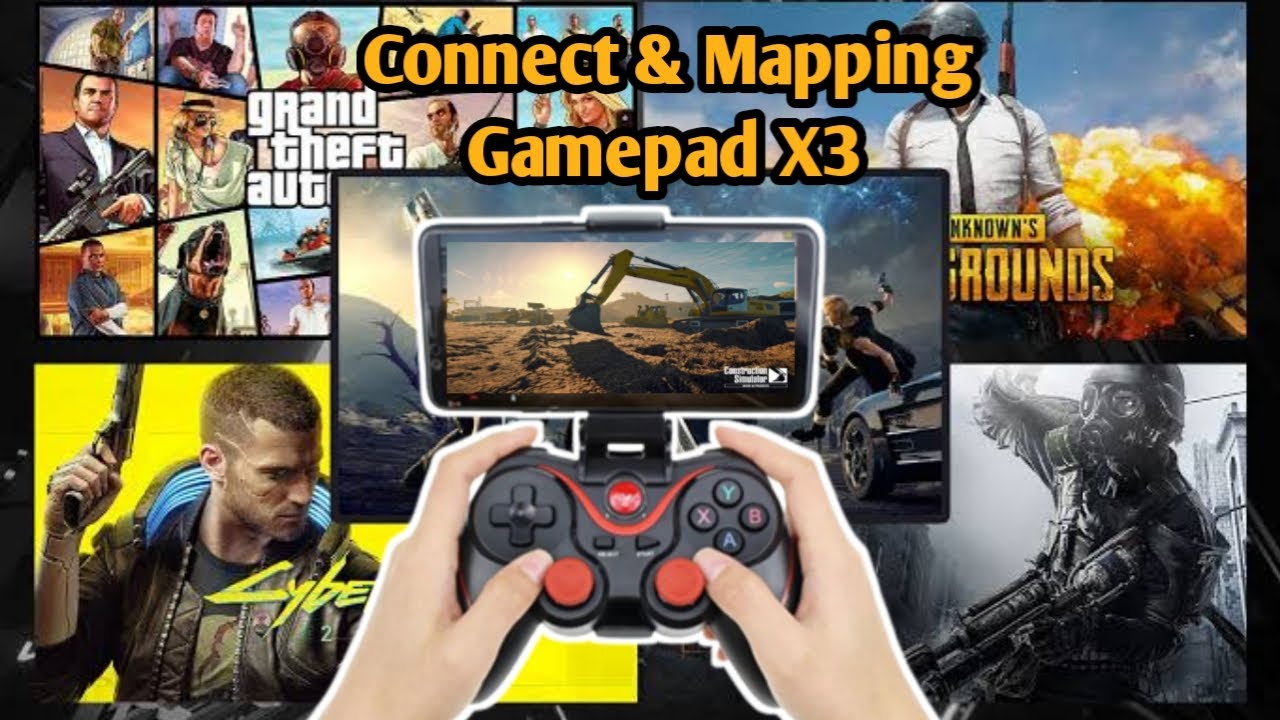How to Setting Gamepad X3 Joystick smartphone Android Games