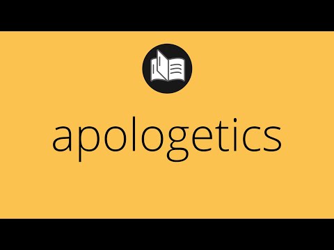 What APOLOGETICS means • Meaning of APOLOGETICS • apologetics MEANING • apologetics DEFINITION