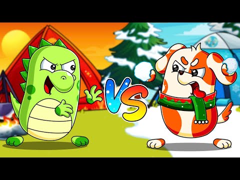 HOO DOO's Summer Vacation: Dino or Dog? Who Will Take Over the Camp?! | Hoo Doo