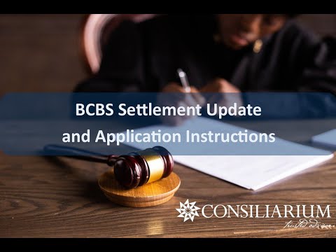 BCBS (Blue Cross Blue Shield) Settlement Application Instructions