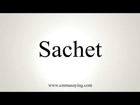 How To Pronounce Sachet