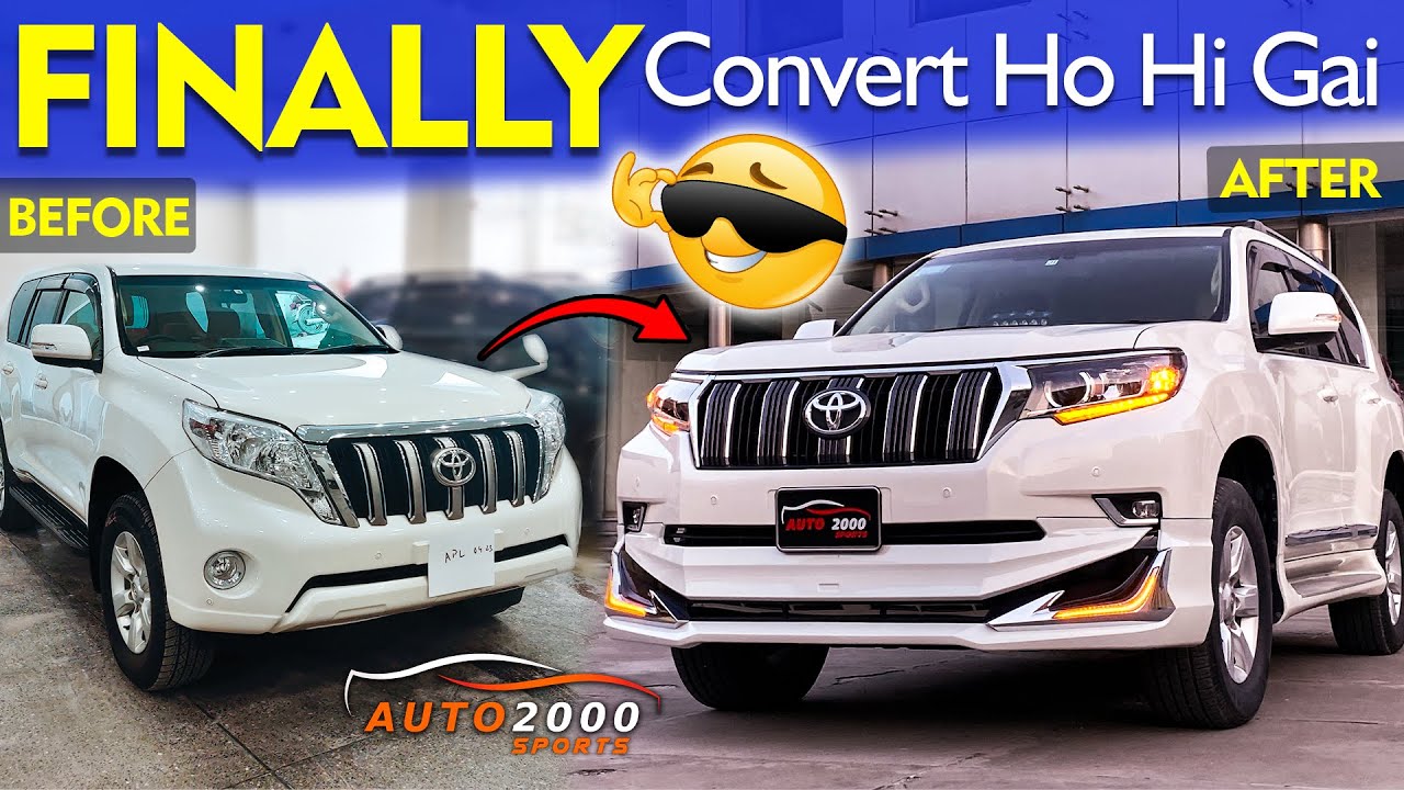 Toyota Prado 2014 Convert Into 2019| Modifiction| Accessories| Reviews|Auto 2000 Sports.