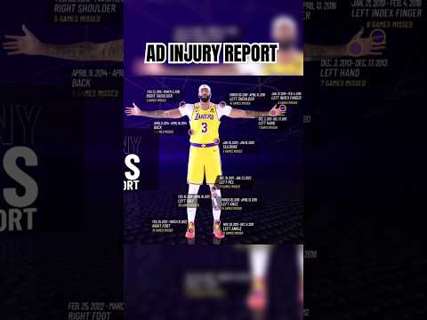 AD has had A LOT of INJURIES!🤷♂️ #shorts