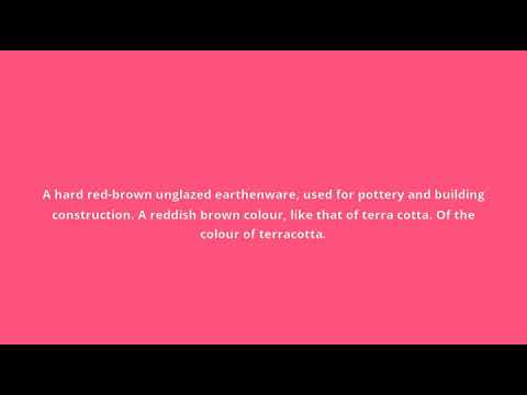 what is the meaning of terracotta
