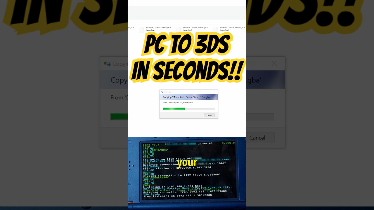 How I Send Files to My Modded 3DS (FAST!)