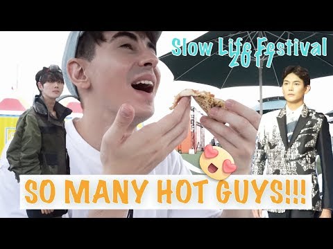 ITALIANS try ITALIAN PIZZA in KOREA ( surrounded by Korean models😍) | Namyangju Slow Life Festival