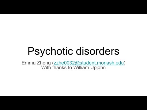 2024 Year 4C Psychotic Disorders Revision Lecture | PsySOM