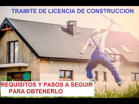 Tramite de licencia de construcción
