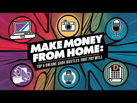 Make Money From Home: Top 6 Online Side Hustles That Pay Well