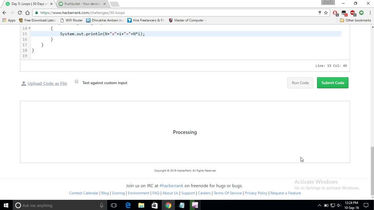 Day 5 of code: Loops! hackerrank | java | tutorial