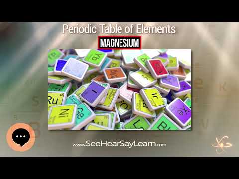 Magnesium ð¬âïžð¬ Periodic Table of Elements Series ð¬âïžð¬