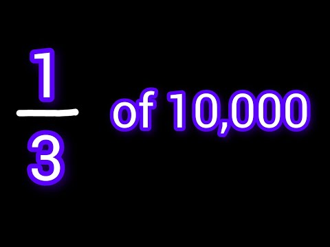1/3 of 10000 ||What is 1/3 of 10000?