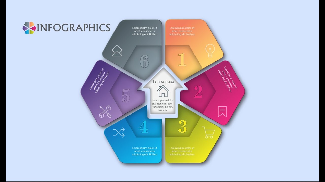 Illustrator CC Tutorial | Graphic Design | Vector Infographics 09
