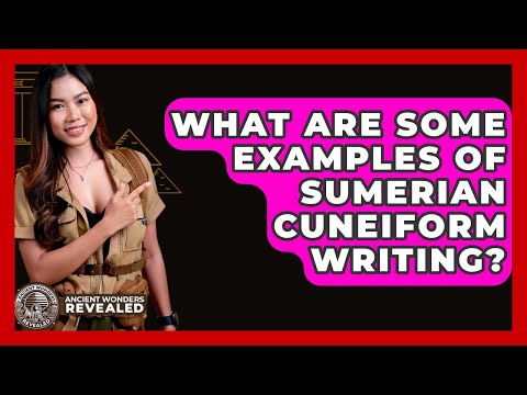 What Are Some Examples Of Sumerian Cuneiform Writing? - Ancient Wonders Revealed