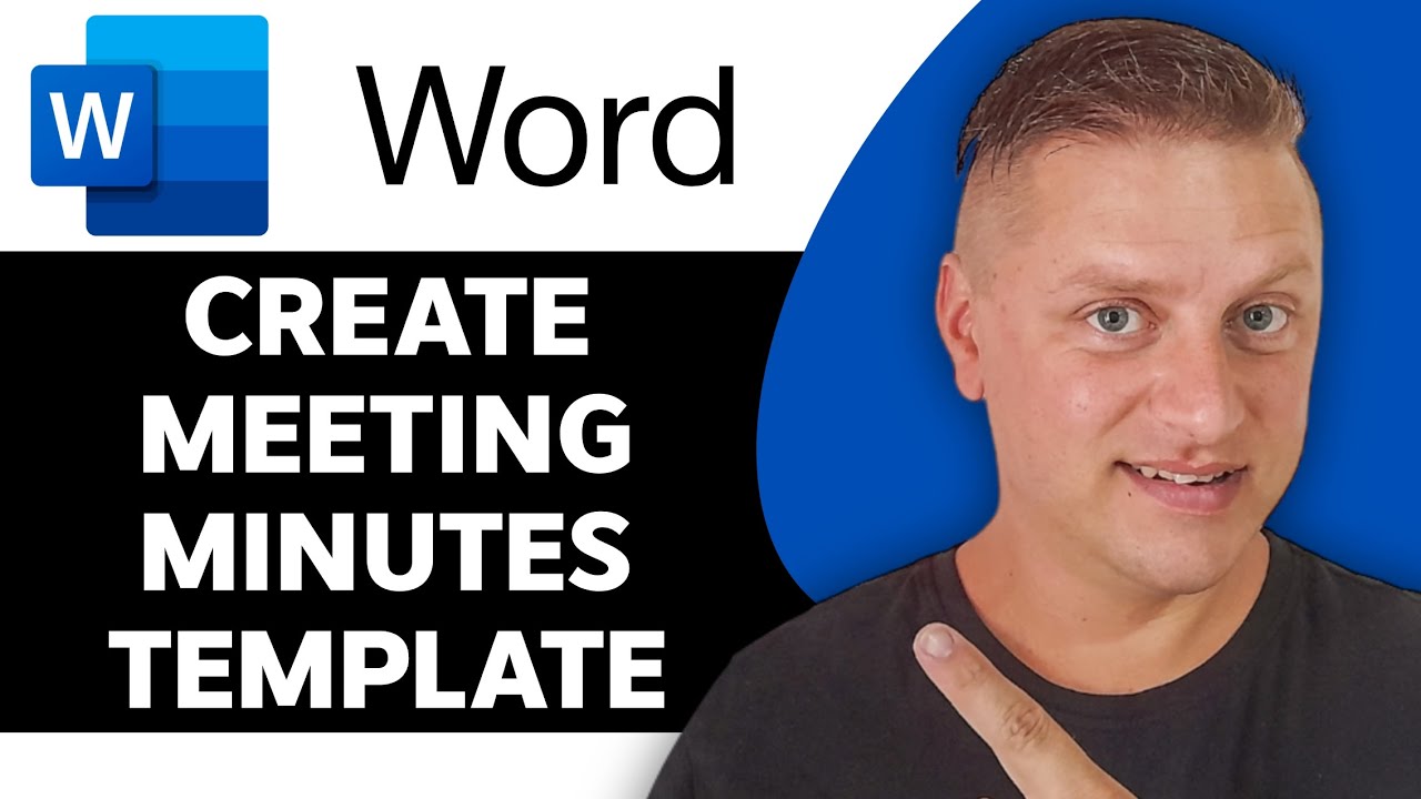 How to Create Meeting Minutes Template in Word | Word Tutorial 2026