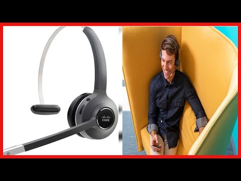 Cisco Headset 561, Wireless Single On- Ear DECT Headset with Multi-Source Base for US & Canada,