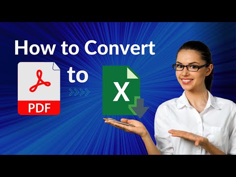 How to convert PDF to Excel Online Quickly | How to Learn