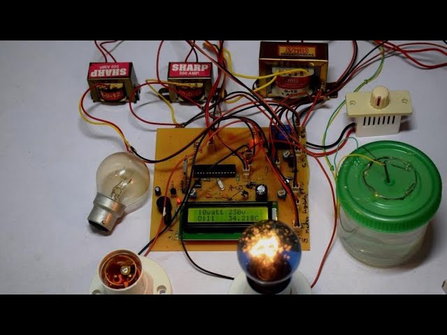 Electrical Engineering Project - SCR based cycloconverter college model ...