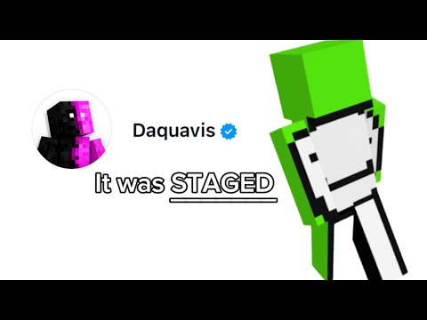Was the Dream vs Daquavis Manhunt FAKE? #minecraft #pvp #minecraftmanhunt #speedrun #gaming
