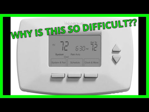How to Change the Day of the Week on a Honeywell Thermostat
