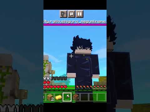 Found Megumi in Minecraft || #minecraft #shorts #jujutsukaisen #gojosatoruedit #sukuna