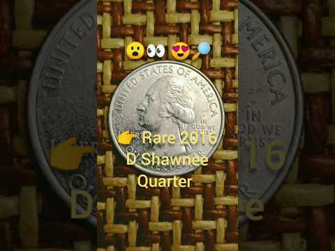 😮👀 😍🔎👉 Rare 2016 D Shawnee Quarter #america #philippines #youtube #coins