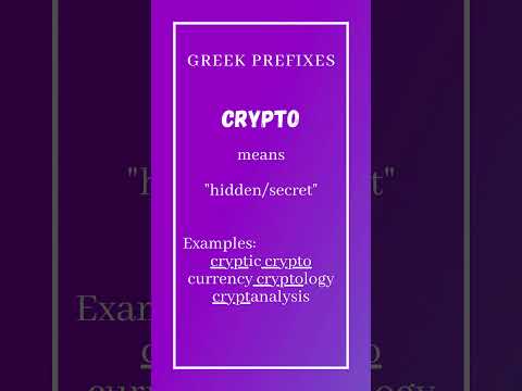 Greek Prefixes - Crypto #shorts