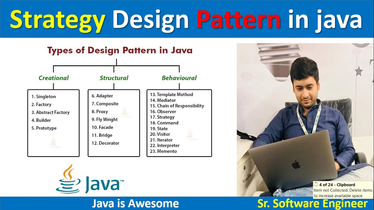 Strategy Design Pattern using Java