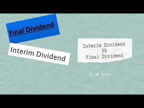 5 Major Difference Between Interim Dividend & Final Dividend
