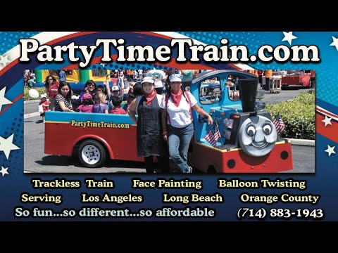 Party Time Train Trackless Train Rental