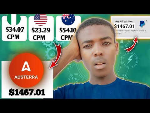High CPM Direct Link Ads Networks |$56.09 per Day | Adsterra High Cpm Tricks✅