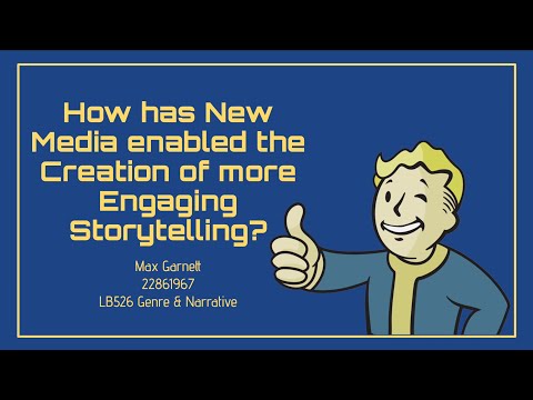 How has New Media Enabled the Creation of More Engaging Storytelling?