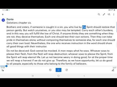 Galatians Chapter 6 Six NIV Bible Reading Audio Bible