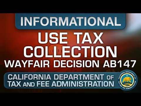 Use Tax Collection - Wayfair Decision AB147