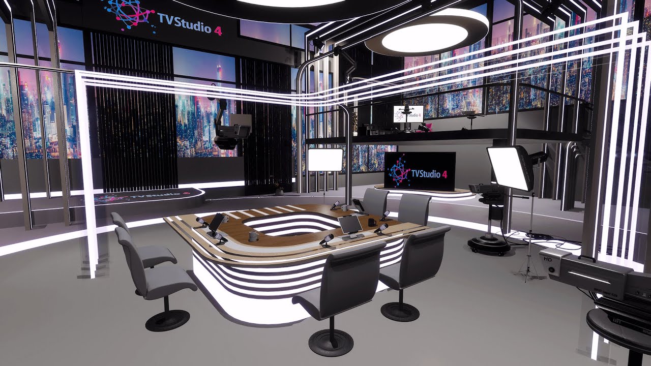 TV Studio 4. | Virtual TV Studio | Unity Engine