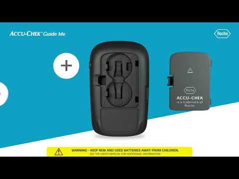 Accu Chek Guide Me blood sugar meter Battery replacement