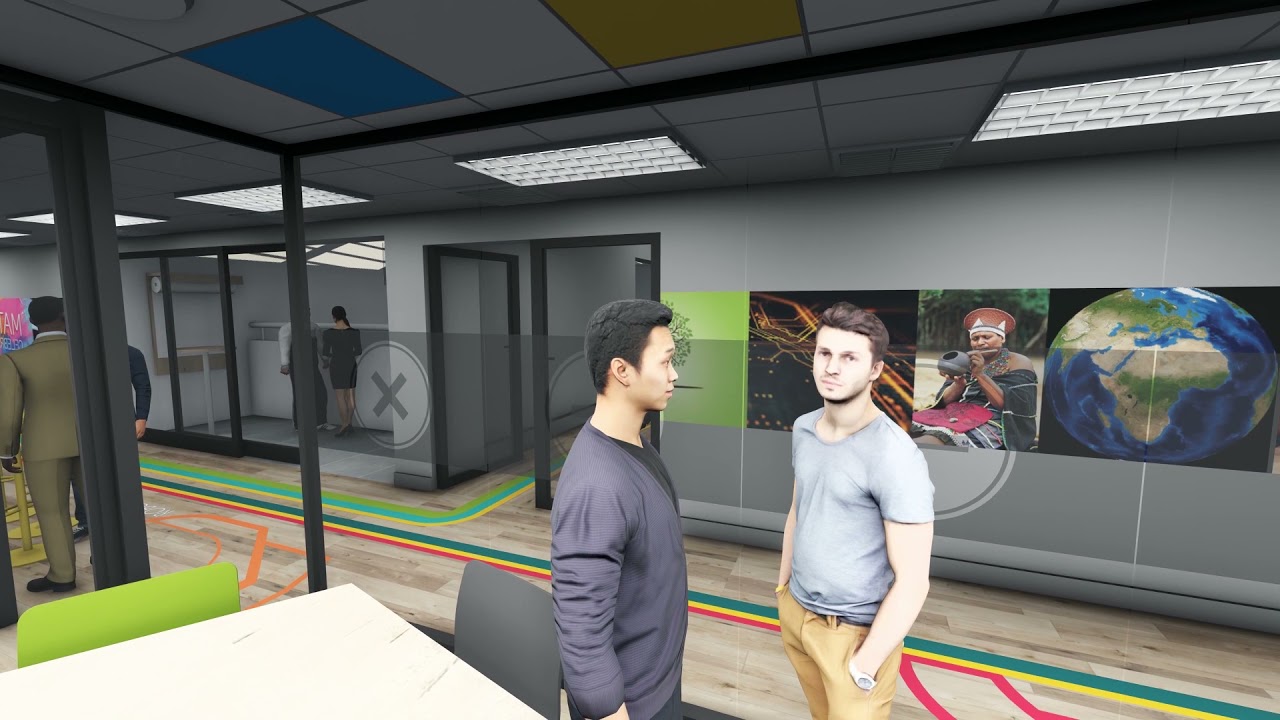 iTeach Lab - Flythrough Render Video