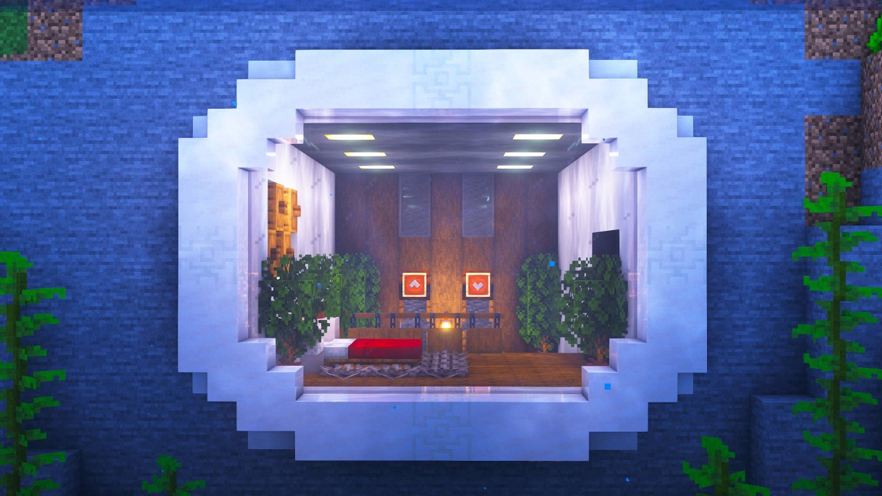 Minecraft: ULTIMATE Modern Underwater Survival Base [Tutorial ...